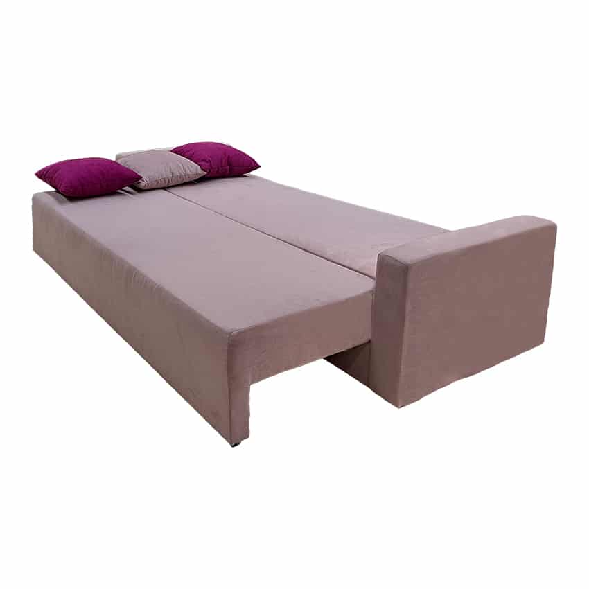 Canapea extensibila 3 locuri PLAY roz - Vezi oferta Elvila